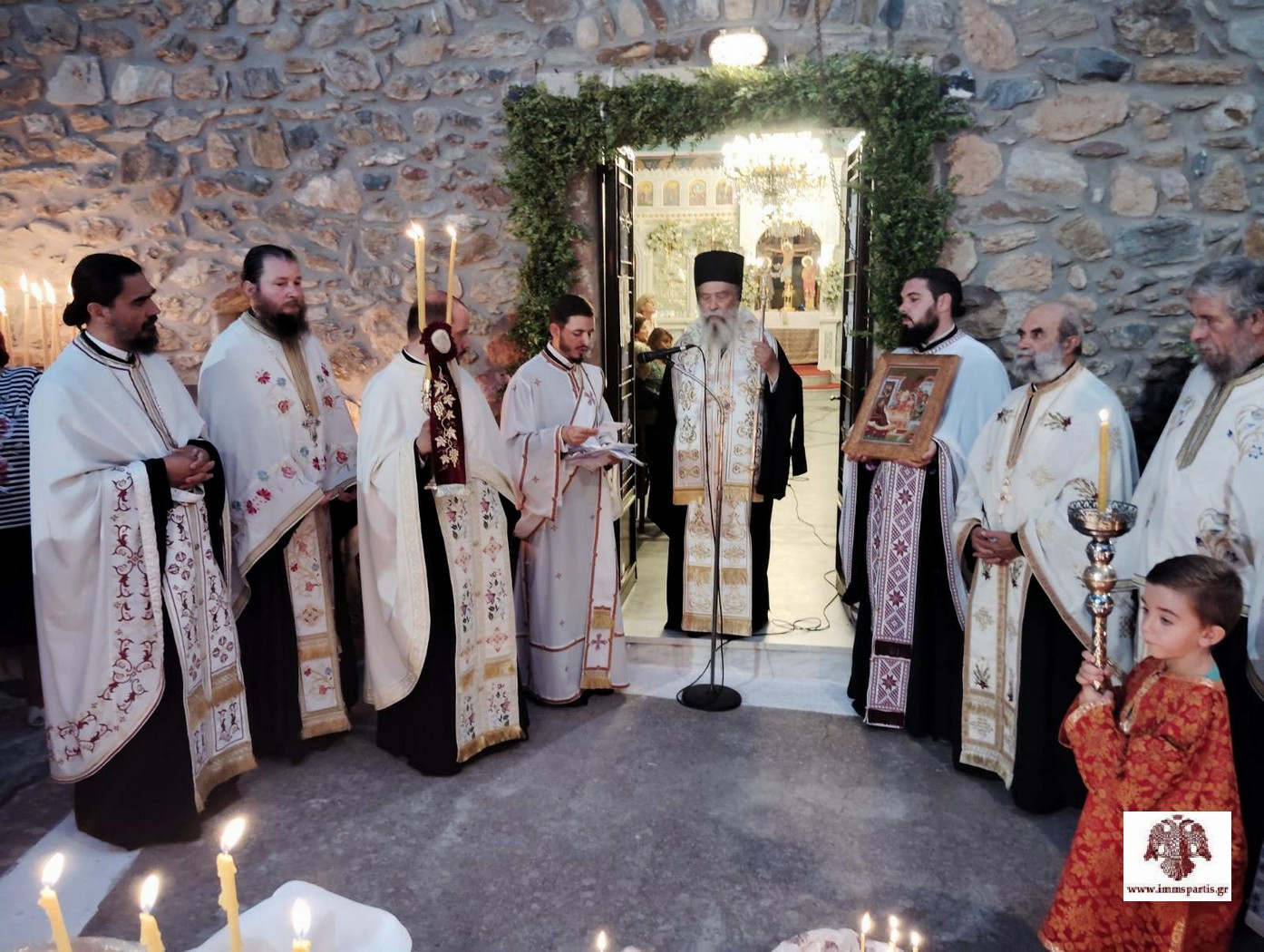 Πλήθος πιστών στην πανήγυρη του Ι.Ν. Παναγίας Γιάτρισσας Κοκκινόραχης ...